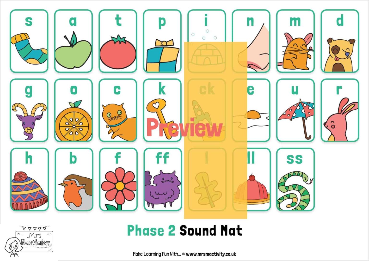 Phonics Sound Mats