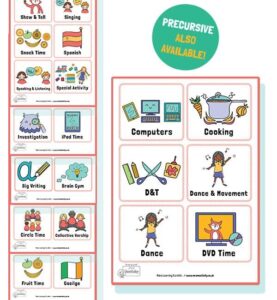 KS1 Visual Timetable - Colour Version | Visual Timetable Resources