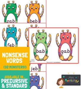 Alien Words Resources Phonics Screening Check KS1