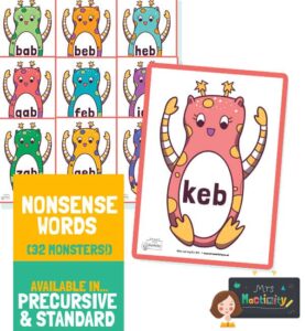 Alien Words Resources Phonics Screening Check KS1