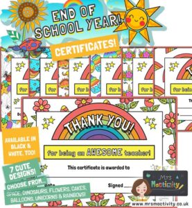 Pupil Certificates For Kids – Printable Classroom Awards For EYFS & KS1