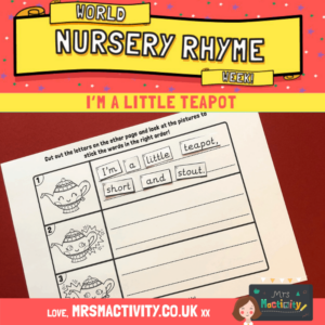 I'm A Little Teapot Sentence Unscramble | Mrs Mactivity