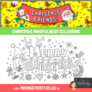 Christmas Mindfulness Colouring | Calming Festive Classroom Activity