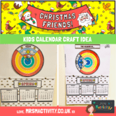 Kids Calendar Craft Idea | Primary Teaching Resources