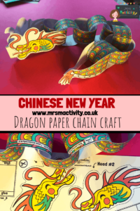 Lunar New Year Dragon Paper Chain Craft | Mrs Mactivity