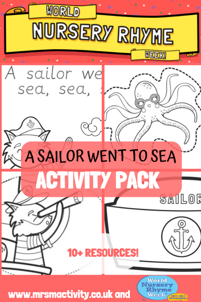Sailor Went To Sea Activity Resource Pack | Primary Teaching Resources
