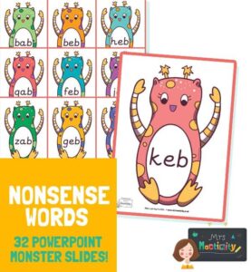 Phonics Screening Check Alien Word PowerPoint | Mrs Mactivity