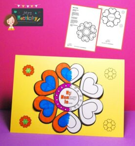 Mothers Day 3D Card Template - Heart Flap Mother’s Day Card For EYFS ...