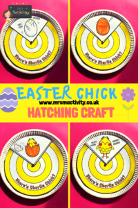 Easter Chick Hatching Craft | Mrs Mactivity