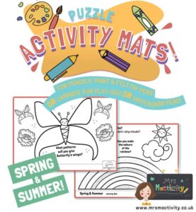 Spring And Summer Playdough Mats | Mrs Mactivity