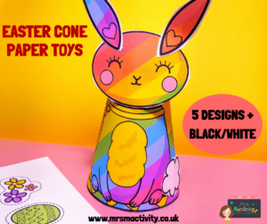 Easter Characters Paper Cone Toys | Easter Crafts EYFS KS1
