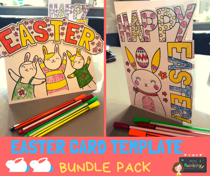 Easter Card Template Bundle Pack | Primary Teaching Resources