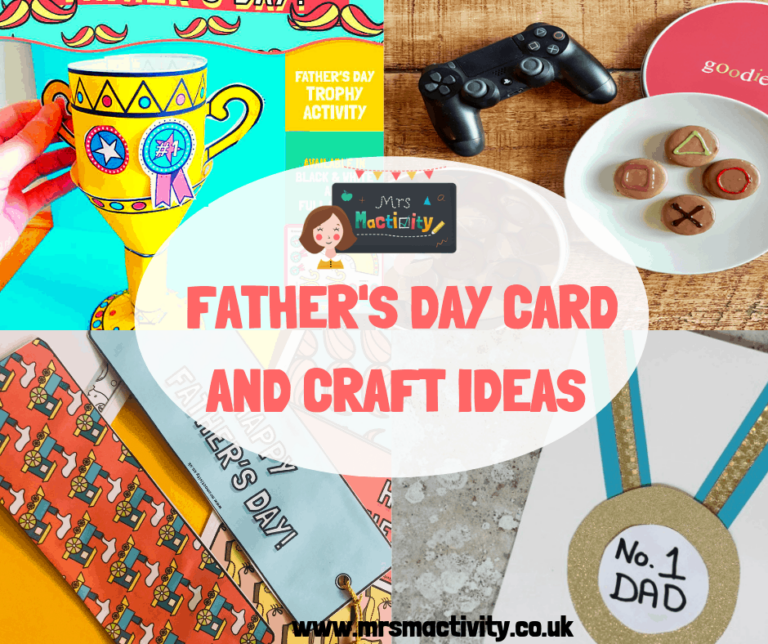 Free Father's Day Resources Worksheets Cards EYFS KS1 KS2