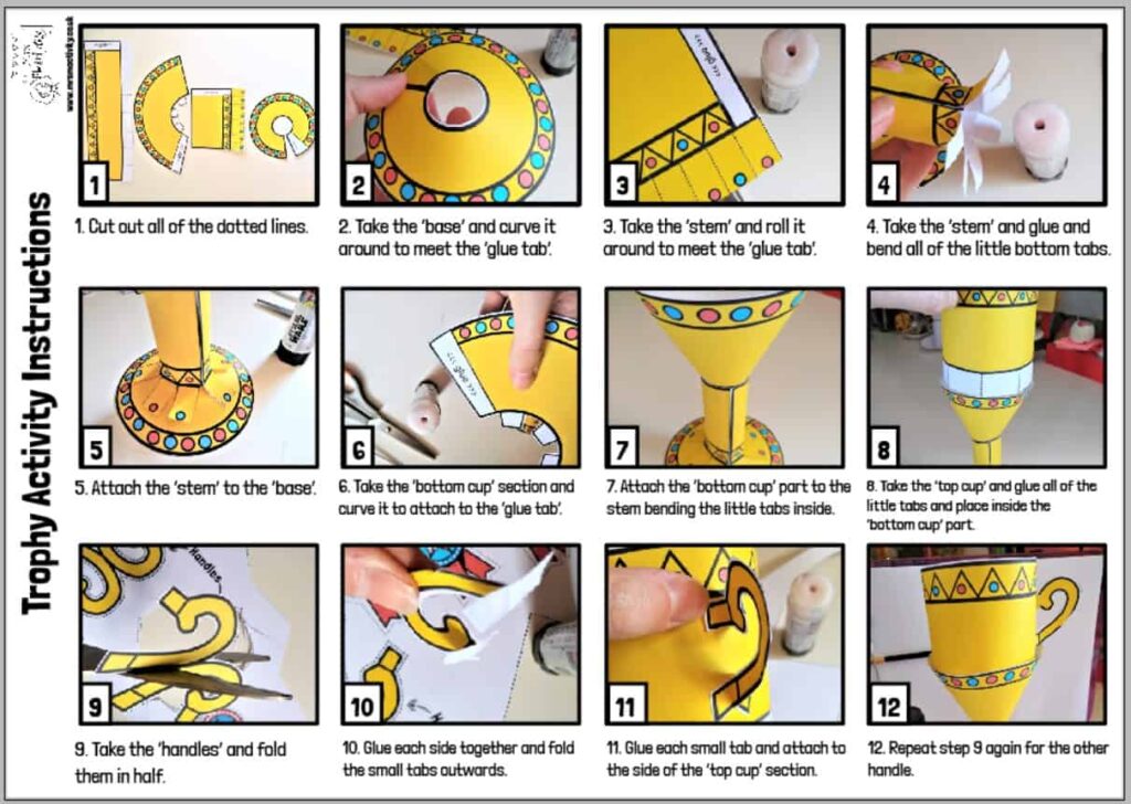 Father's Day Trophy Craft | Father's Day Crafts For Kids