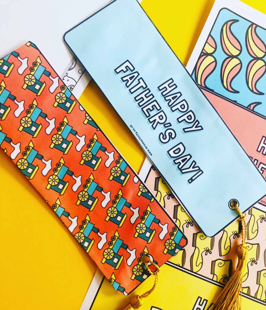 Father's Day Bookmarks - Colour | Mrs Mactivity
