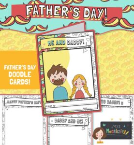Father's Day Card Templates | Father's Day Crafts EYFS KS1