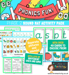 Phase 2 Phonics Activity Pack | Mrs Mactivity