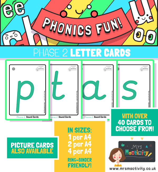 Phase 2 Letter Cards – Mrs Mactivity