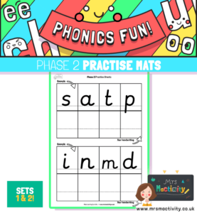 Phase 2 Practise Mats (Set 1 & 2) | Mrs Mactivity