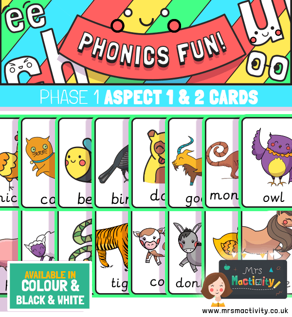 Phase 1 Phonics Resources | Mrs Mactivity