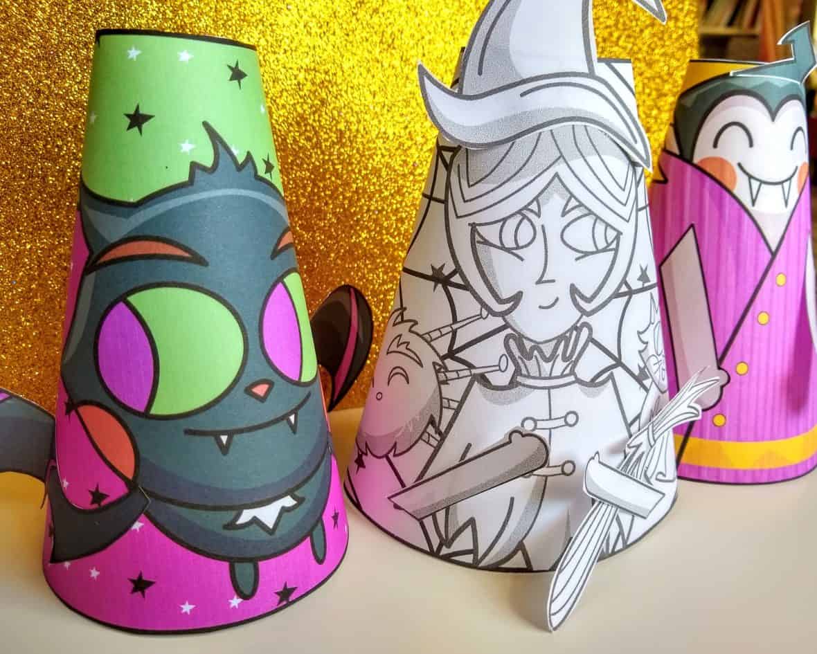 Halloween Cone Paper Craft Resource Pack | Primary Teaching Resources