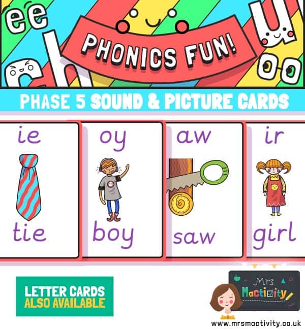 Phase 5 Phonics Resources| Page 3 Of 3 | Mrs Mactivity