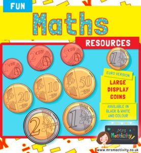 Euro Coin Display Posters | Mrs Mactivity