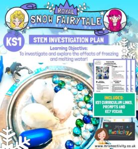Royal Snow Fairytale STEM Investigation Plan | Mrs Mactivity
