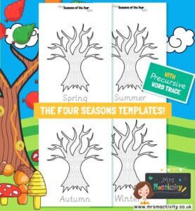 Four Seasons Tree Template | Mrs Mactivity