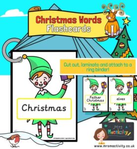 Christmas Words On Elves | Mrs Mactivity