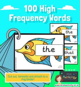 Free High Frequency Word Resources EYFS KS1