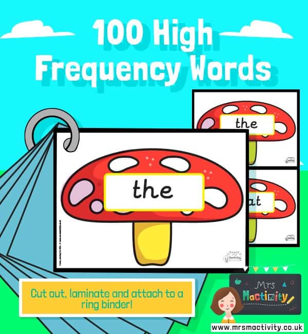 Free High Frequency Word Resources EYFS KS1