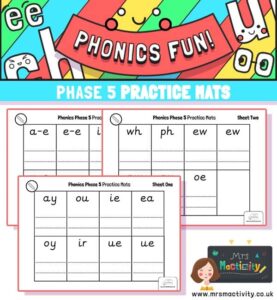 Phase 5 Practice Mats | Phase 5 Phonics Resources