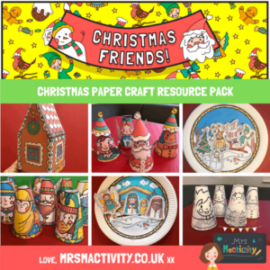 Christmas Paper Craft Resource Pack | Easy Christmas Crafts For Kids