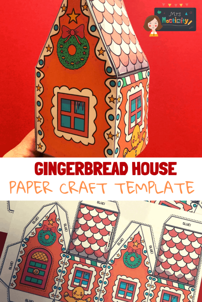 Gingerbread Paper House Model | Christmas Papercraft For EYFS And KS1