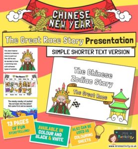 The Story Of Chinese New Year Presentation- Simplified Version | EYFS ...