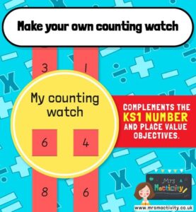 My Counting Watch Activity | Mrs Mactivity