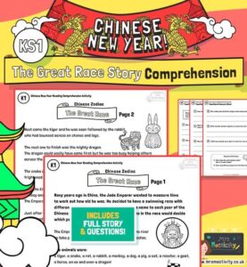 Chinese New Year Comprehension Activity | Mrs Mactivity