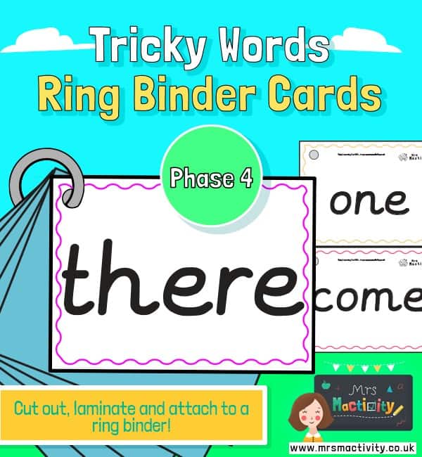 Phase 4 Tricky Word Cards | Primary Teaching Resources