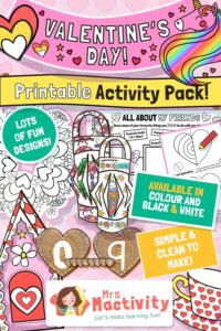 Valentine's Day Activity Pack | Mrs Mactivity