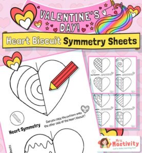 Heart Symmetry Activity | Valentine's Maths Ideas