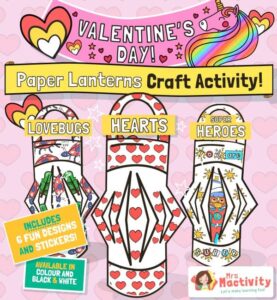 Valentine’s Day Lantern Craft For EYFS And KS1 | Mrs Mactivity