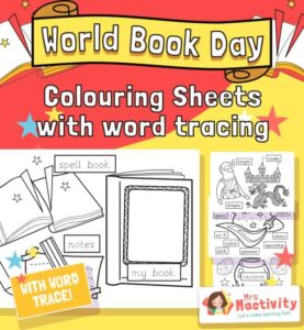 World Book Day Colouring Sheets | World Book Day KS1 KS2