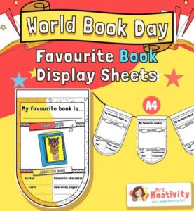 World Book Day Book Review Activity Sheet | Mrs Mactivity