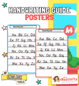 Handwriting Guide Posters | Upper And Lower Case EYFS KS1