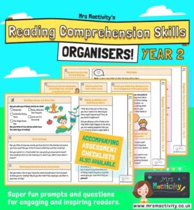 Year 2 Reading Comprehension Skills Organiser | Mrs Mactivity