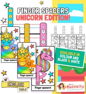 Finger Spacers - Unicorns | Mrs Mactivity