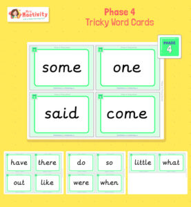 Phase 4 Tricky Word Cards | Phase 4 Phonics Resources