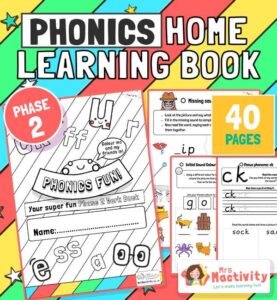 Age 4-5 Phonics Booklet (Phase 2) | Phase 2 Worksheets