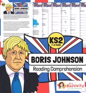 KS2 Boris Johnson Reading Comprehension | Mrs Mactivity